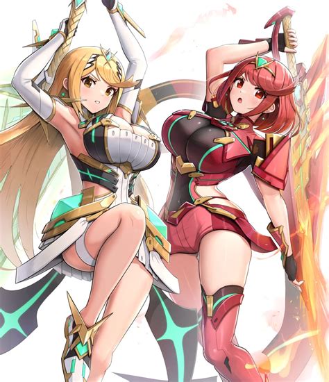 Pyra And Mythra Xenoblade Chronicles And 1 More Drawn By Gonzarez
