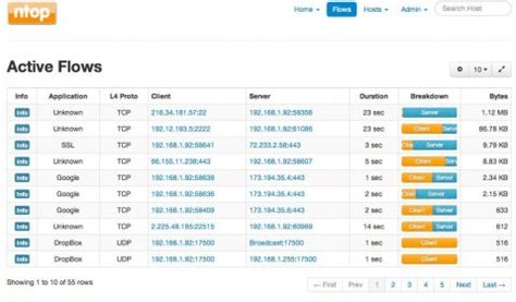 Ntopng Download Program That Displays The Network Usage