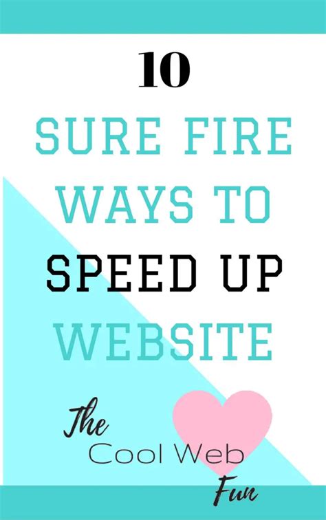 How To Increase Website Speed By Cool Web Fun
