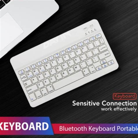 Jual Mini Wireless Bluetooth Keyboard Slim Thin Design For Windows Android Ios Termurah