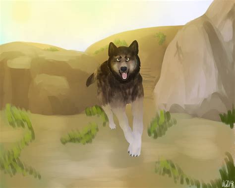 Wolfquest Fan Art First Tablet Painting By Wolfenlynxkipjen On Deviantart