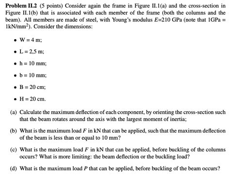 solved problem ii 1 5 points consider the frame in figure