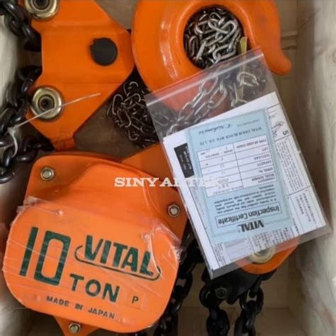 Jual Chain Block 10 Ton 5m 10m 12m Hand Takel Manual Chain Block Hoist 10 Ton 12 Meter