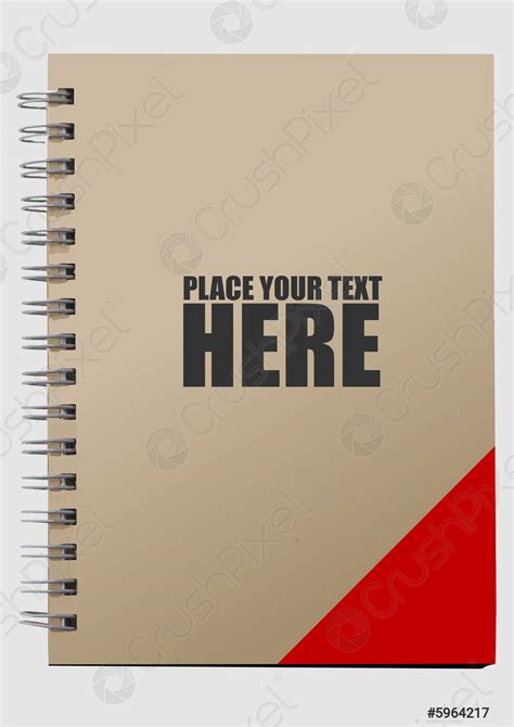 Spiral Notepad Color Vector Stock Vector 5964217 Crushpixel