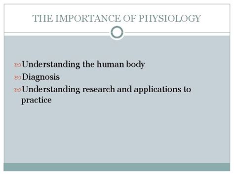 Introduction To Physiology Functional Organization Of Human Body