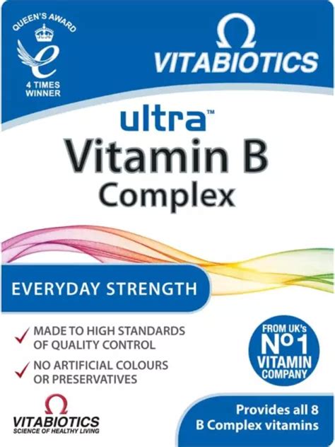 Vitamin B Complex Tablets Vitabiotics Ultra £799 Picclick Uk