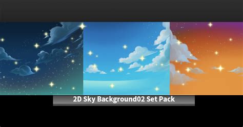 2d Sky Background02 Set Pack 2d 주변환경 Unity Asset Store