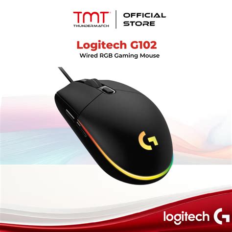 Logitech G102 Light Sync Gaming Mouse Black With Customizable Rgb Lighting 6 Programmable