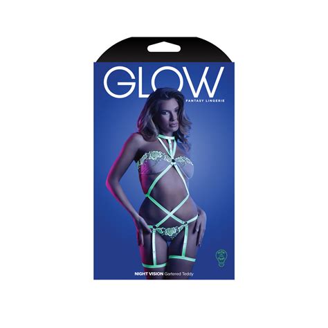 Night Vision Gartered Teddy Lxl