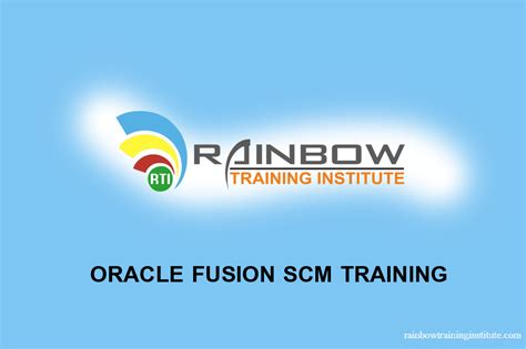 Oracle Fusion Functional Training Rainbow Training Institute