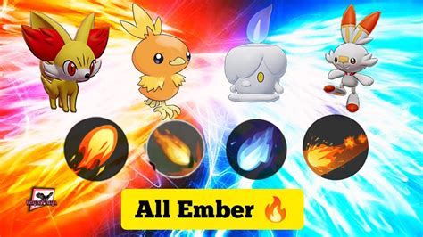 Scorbunny Litwick Torchic Fennekin Ember 🔥 Youtube