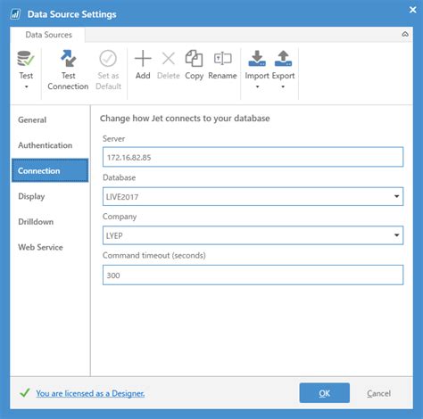 The Provided Nav Credentials Are Not Valid For This Data Source