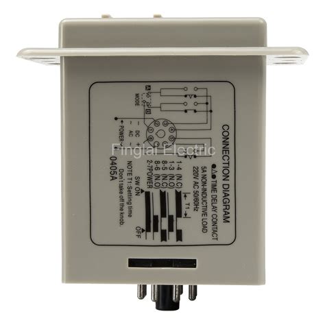 Asy 3d Ac 220v 99 9s On Delay Dpdt White Case Digital Time Relay