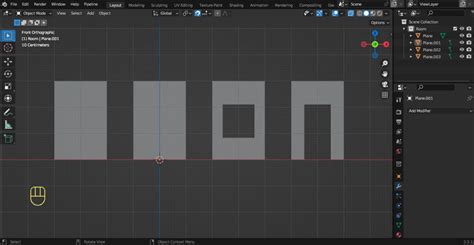 Room Structure In Blender With Collisions For Unreal Engine 5