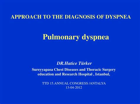 Ppt P Ulmonary Dyspnea Powerpoint Presentation Free Download Id3080896