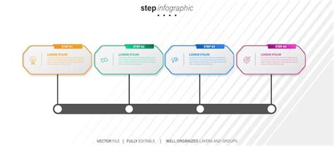 Premium Vector Free Vector Timeline With Dates Infographic Template