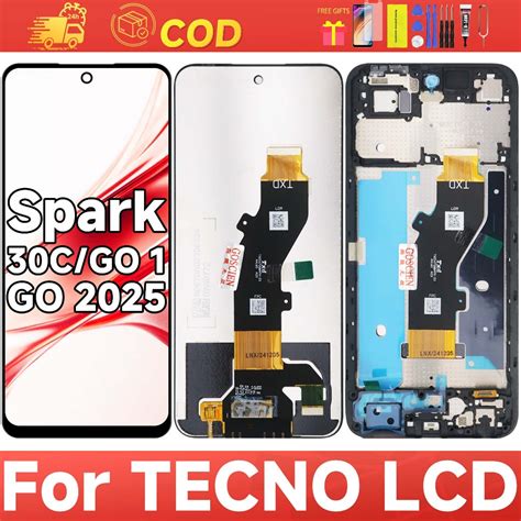 Jual Lcd Original For Tecno Spark Go 1 Kl4 Spark 30c Kl5 Spark Go 2025 Fullset Touchscreen Ori