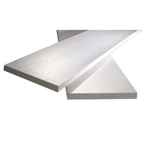 54 In X 12 In X 18 Ft Veranda White Reversible Pvc Trim Board