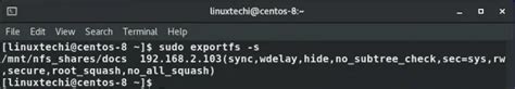 How To Setup NFS Server On CentOS RHEL
