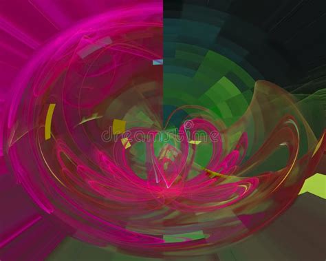 Digital Fractal Concept Sparkle Energy Texture Pattern Motion Render Shiny Fantasy Design