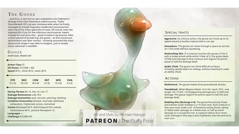 This Dnd Homebrew Is Half Goose Half Ooze All Gooze