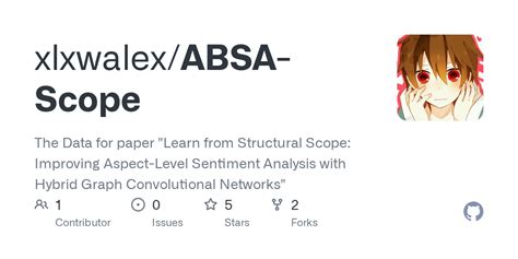 GitHub Xlxwalex ABSA Scope The Data For Paper Learn From Structural Scope Improving Aspect