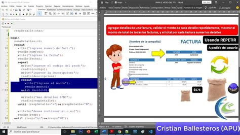 Factura Con Detalles Repeat Until Pascal Lazarus Youtube