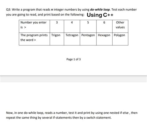 Solved Q3 Write A Program That Reads N Integer Numbers By