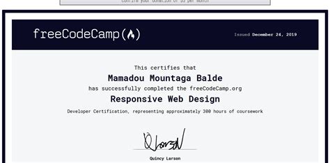 Claiming My Certificate The Freecodecamp Forum
