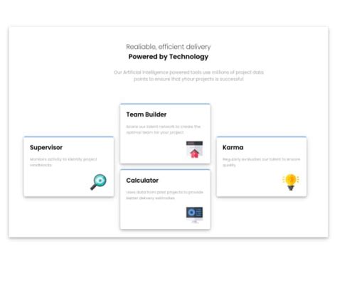 Frontend Mentor Four Card Feature Section Master Using Html And Css