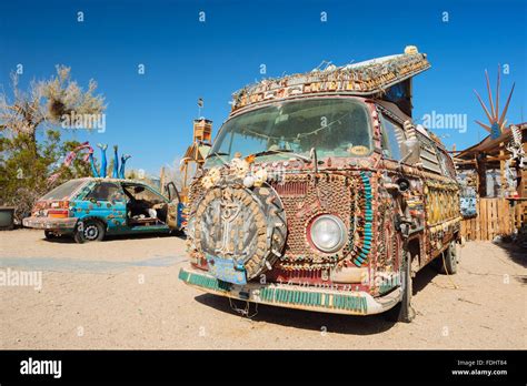 Sculptural Art Installation Made Of Found Objects In A Collection