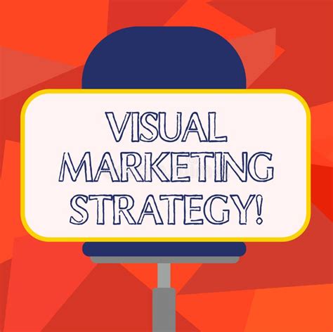 Word Writing Text Visual Marketing Strategy Business Concept For