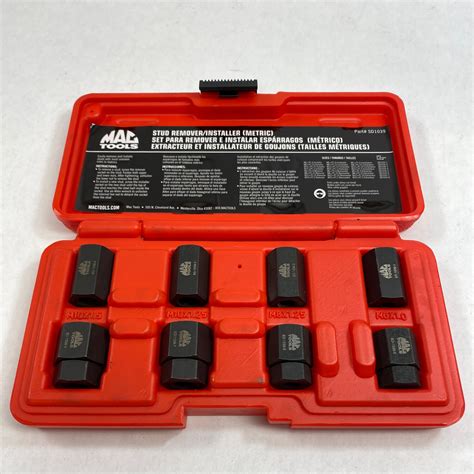 Mac Tools 8 Pc Metric Stud Removerinstaller Set Sd1039 Shop Tool
