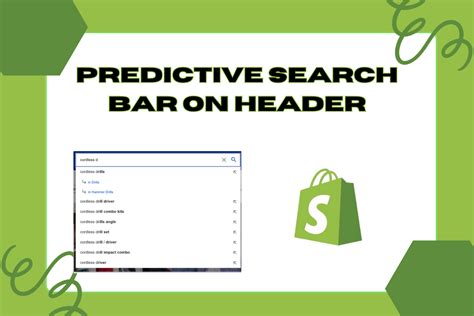 Predictive Search Bar On Header