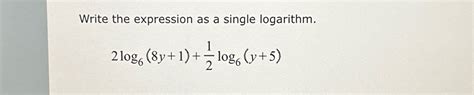Solved Write The Expression As A Single