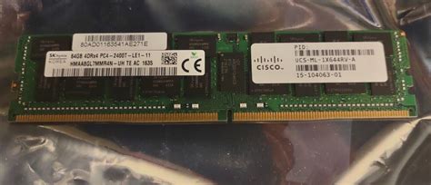 cisco 64gb ddr4 sdram memory module for server 64 gb 1 x ucs ml