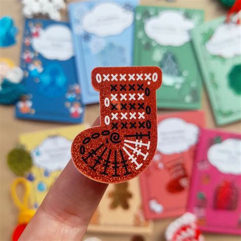 Steffi Glaves Micro Crochet On Instagram Christmas Crochet Sticker