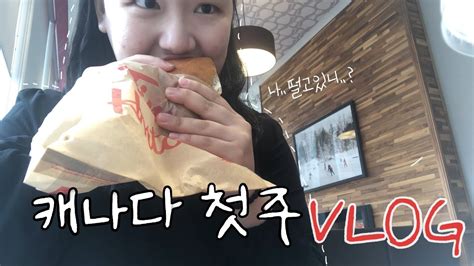 캐나다 첫 주 적응 Vlog │홈스테이│다운타운 도서관│레주메 Youtube