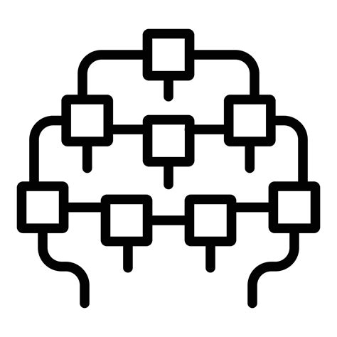 Company Scheme Icon Outline Vector Flow Chart 15891148 Vector Art At Vecteezy