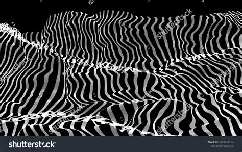 Black White Curve Wave Line Abstract Stock Illustration 1463737154 Shutterstock