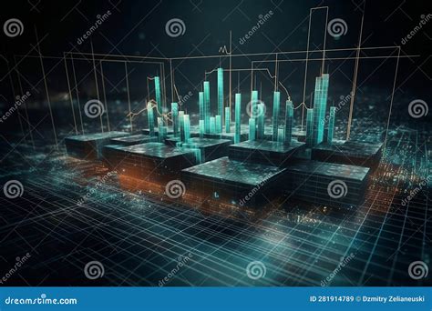 Graphs With Economic Indicators Generative Ai Stock Illustration Illustration Of Generative