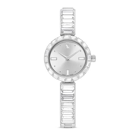 Swarovski Matrix Uhr Silber Chronograph