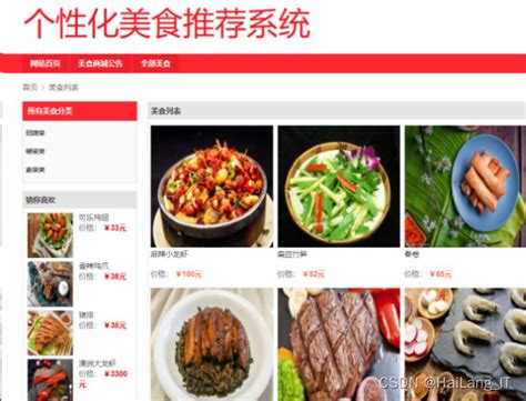 毕业设计 基于协同过滤的美食店铺推荐系统全国美食推荐数据集 Csdn博客