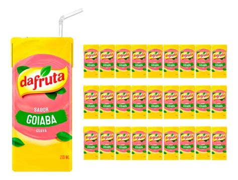 Suco Refresco De Goiaba Dafruta Líquido 200 Ml Caixa Com 27 Unidades