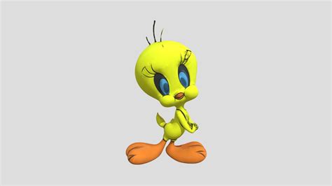 Tweety Bird Download Free 3d Model By Lilze443 42c9636 Sketchfab