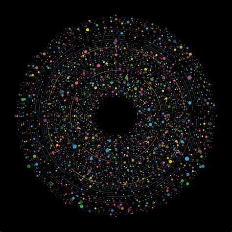 Big Data Circular Visualization 46588110 Vector Art At Vecteezy