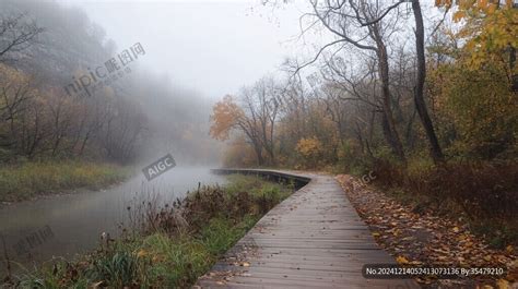 Ai创作图木栈桥秋色 秋日晨雾中的垒心桥 木栈道秋季森林河流 雾中栈道 雾中小桥流水 雾锁清秋 栈道秋色 朦胧秋色 清秋迷雾 深秋栈道 栈道落叶 湖泊木桥秋色 朦胧秋景 雾中秋色 雾色迷茫的