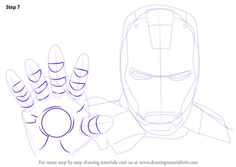 How To Draw Iron Man Face Iron Man Step By Step