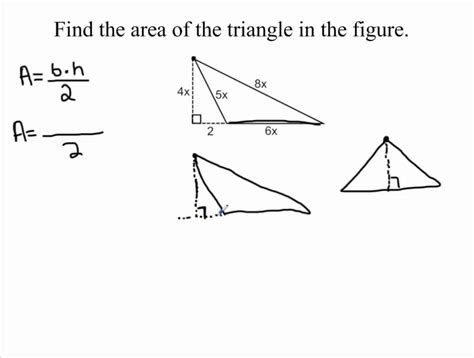 Expression For The Area Of A Triangle Youtube