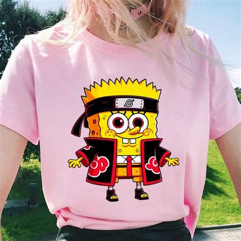 Naruto Spongebob 1 12 12 Shirt